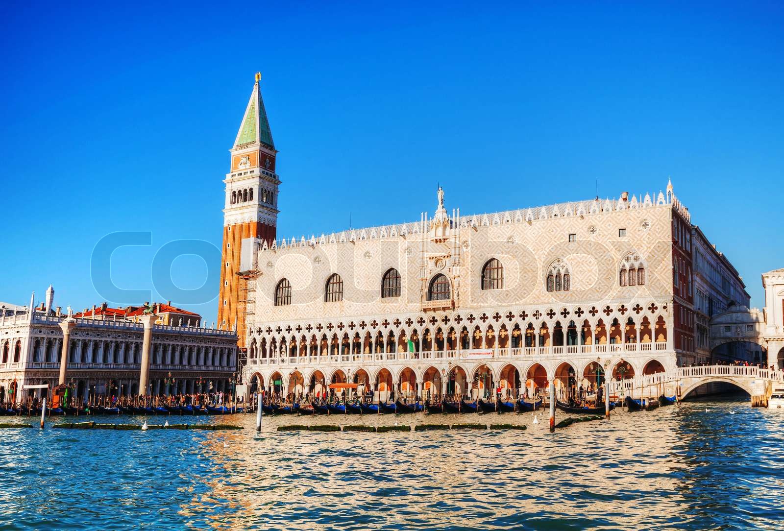 San Marko square in Venice as seen from the lagoon | Stock image ...