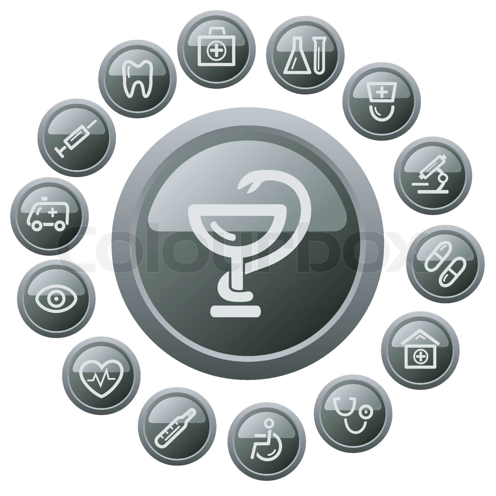 Medical buttons | Stock vector | Colourbox