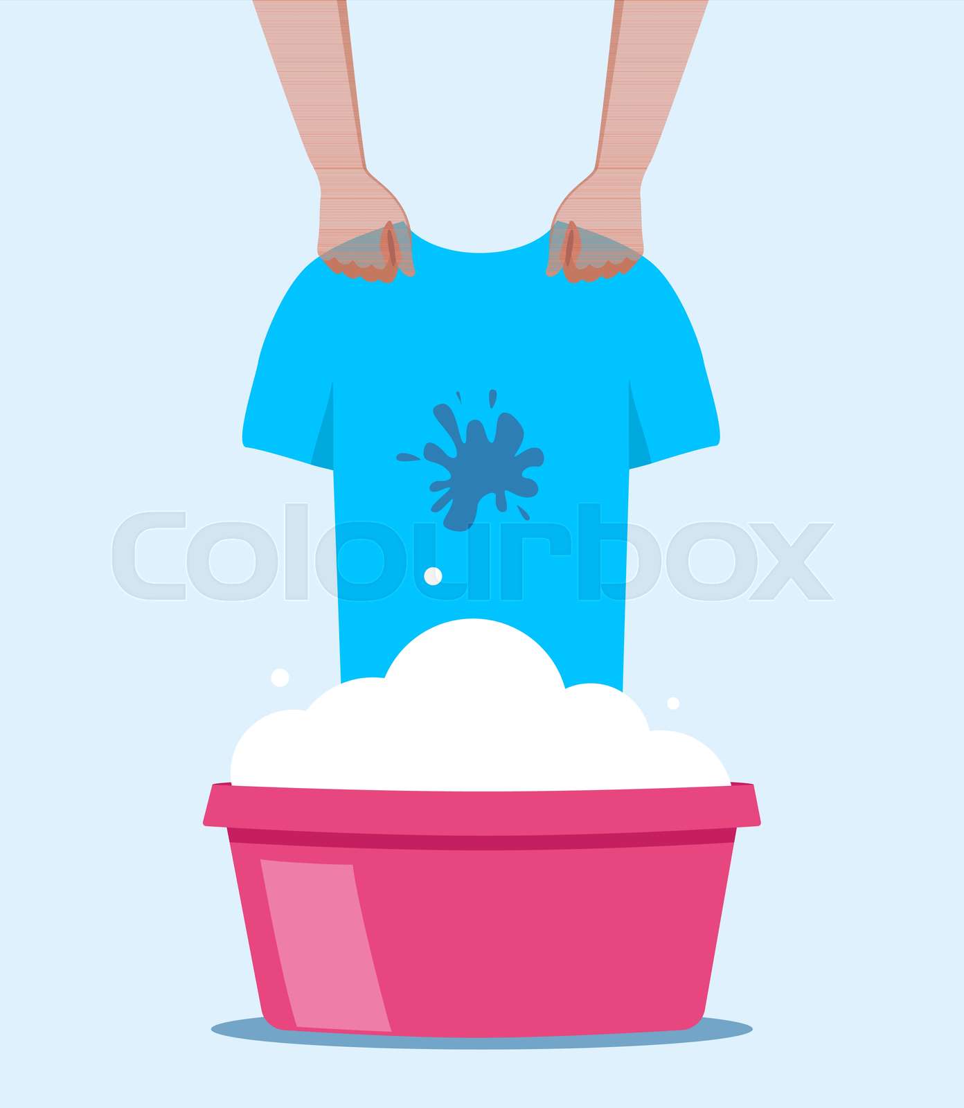 Hand Wash Clothes Clipart