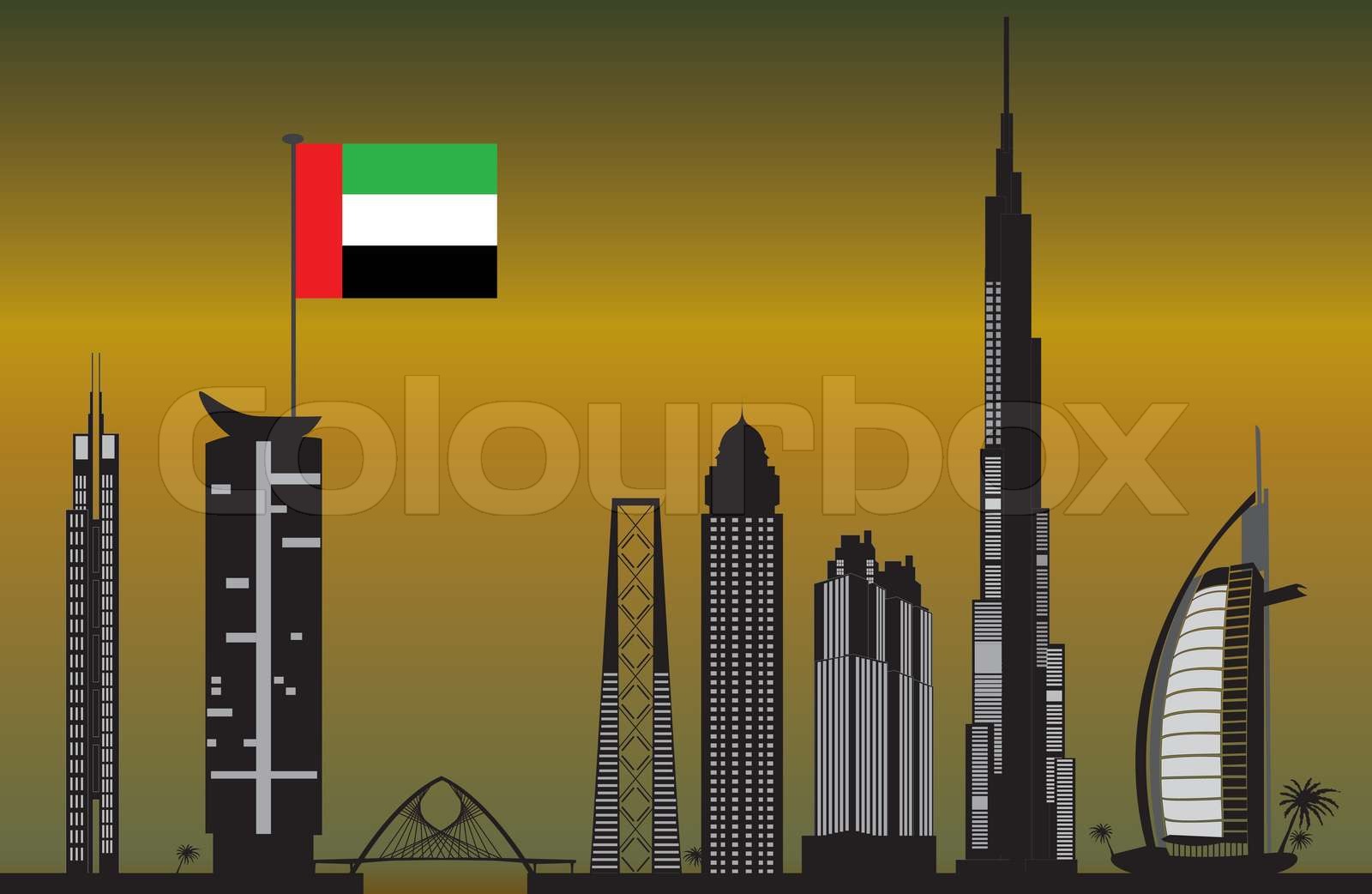 dubai | Stock vector | Colourbox