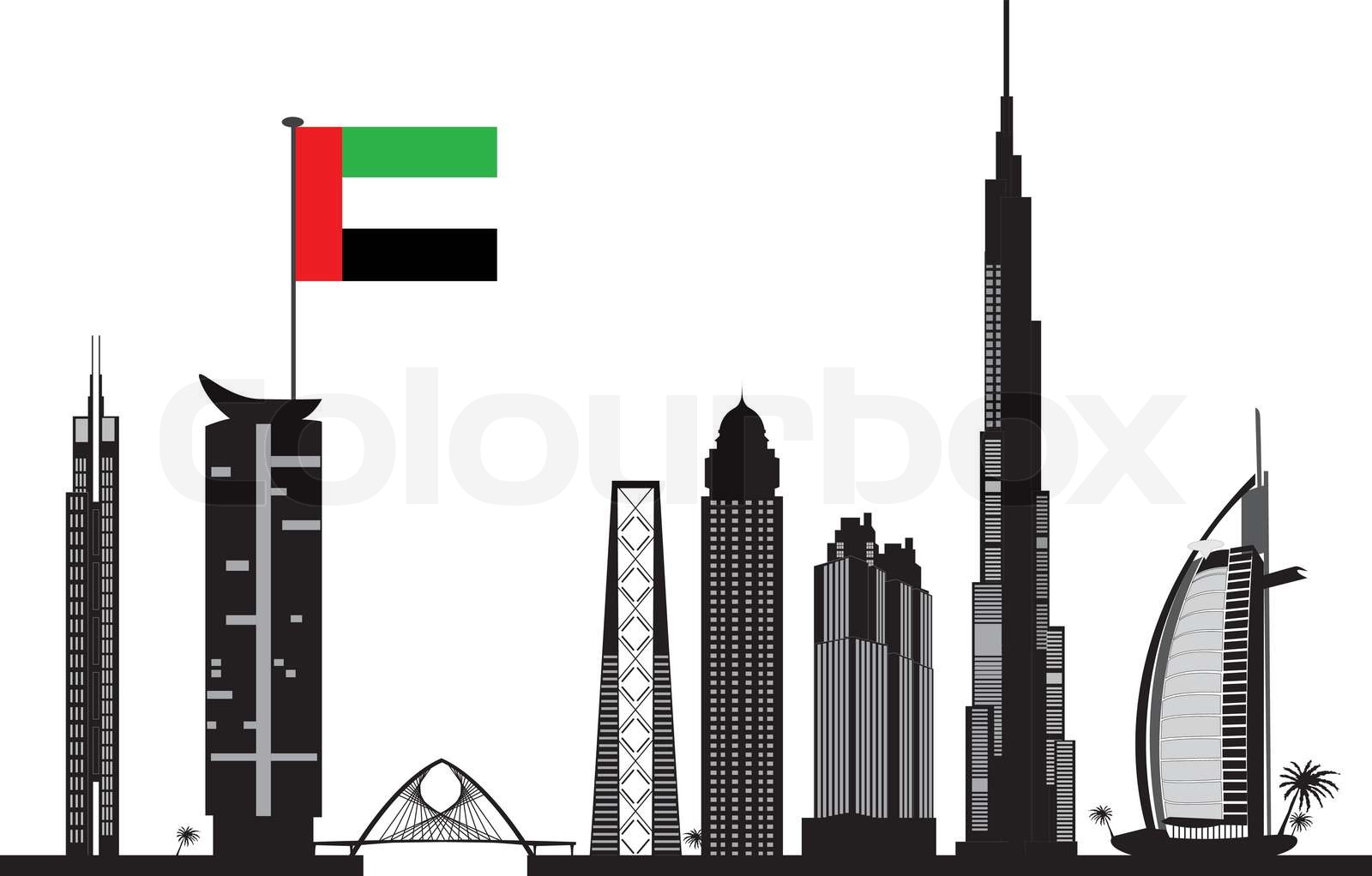 dubai | Stock vector | Colourbox