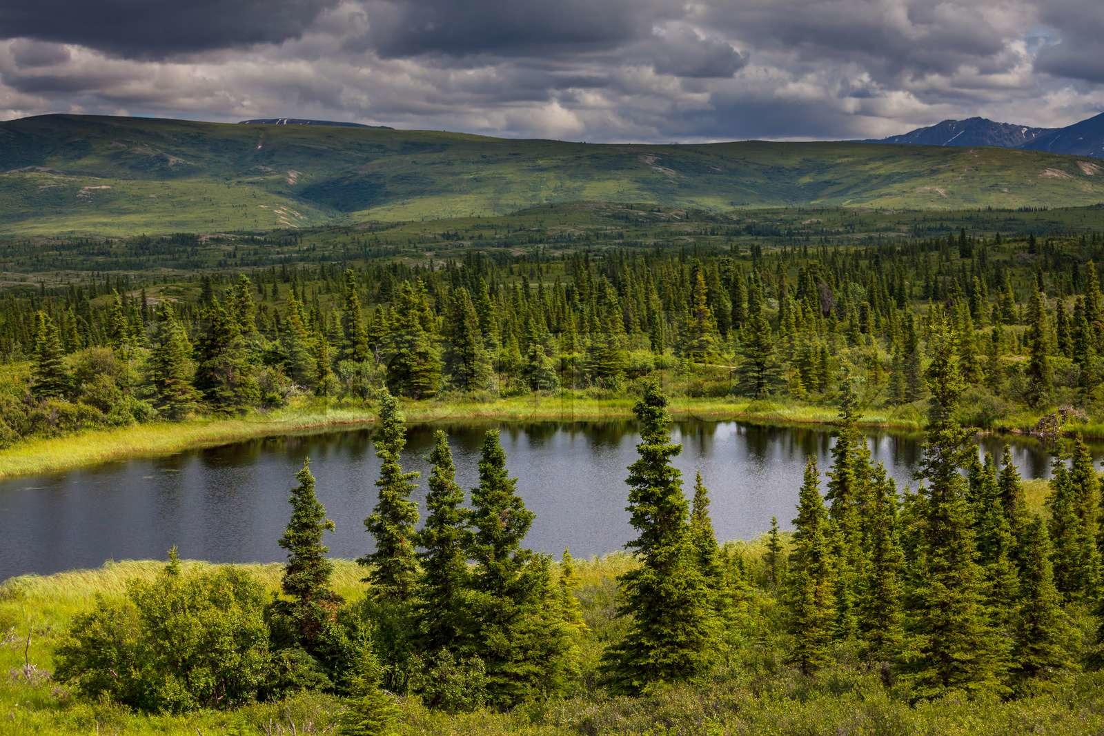 Lake on Alaska | Stock image | Colourbox