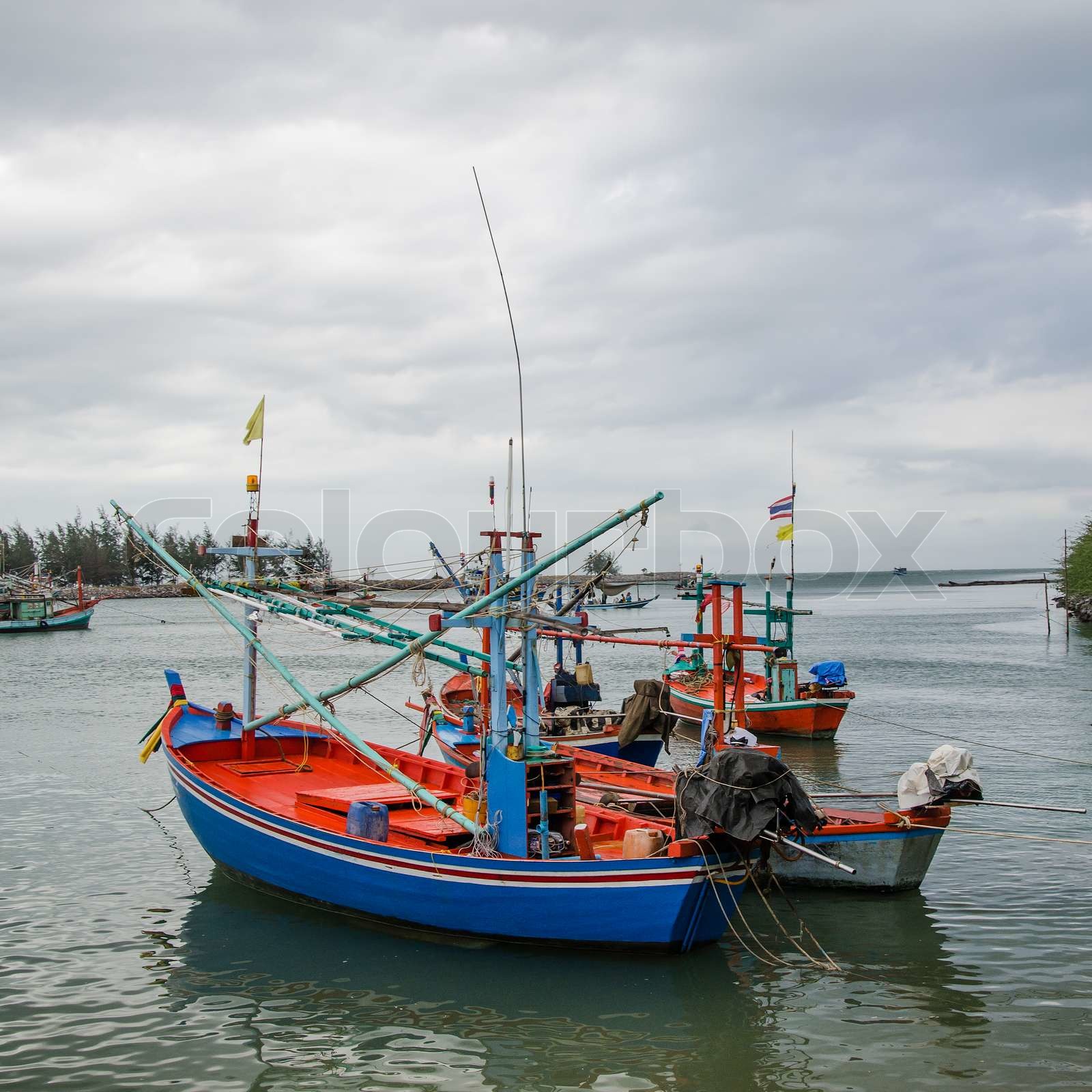 Fisherman boat | Stock image | Colourbox