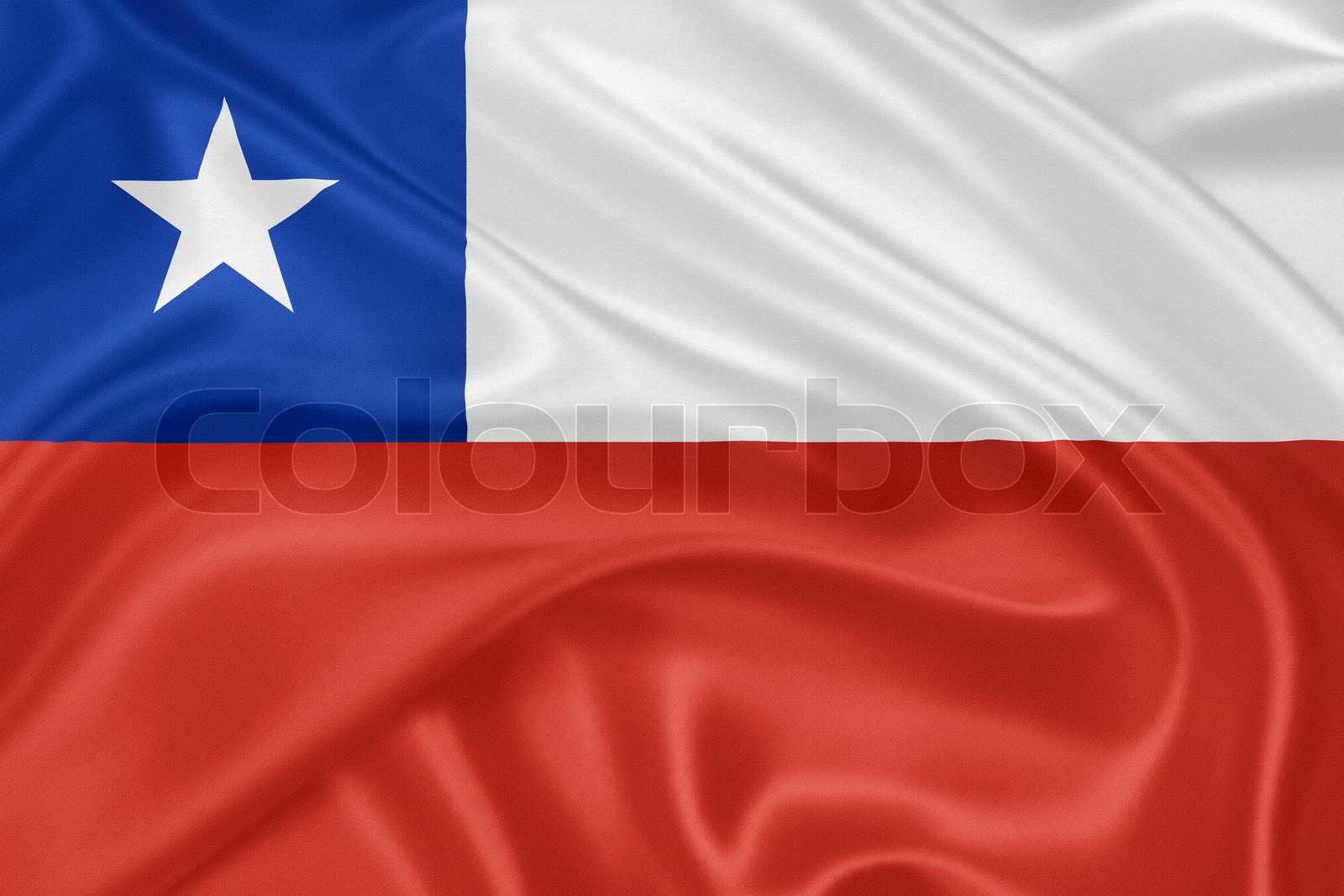 Flag of Chile | Stock image | Colourbox