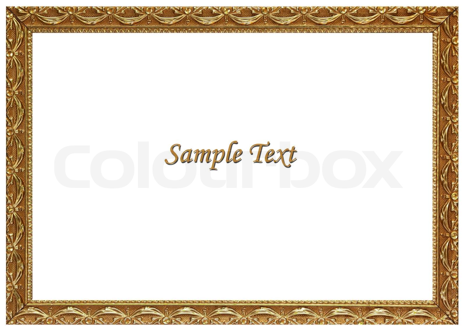 guldramme | Stock foto | Colourbox