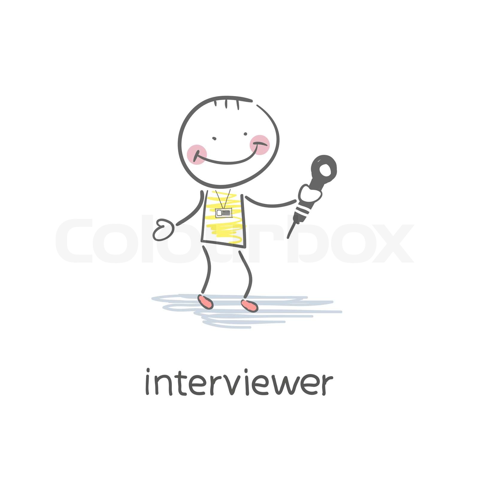 Interview Illustration | Stock vector | Colourbox