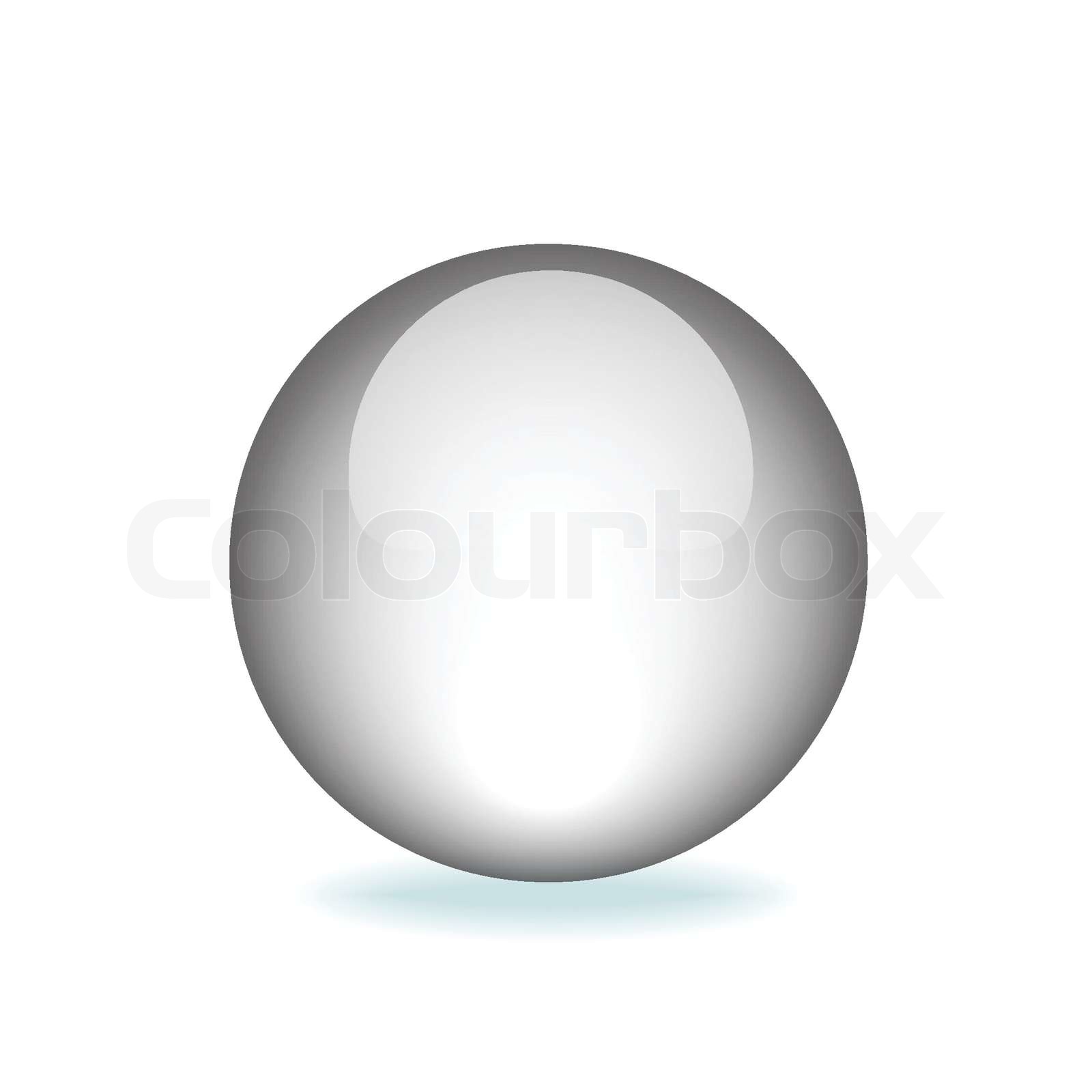 White Orb | Stock vector | Colourbox
