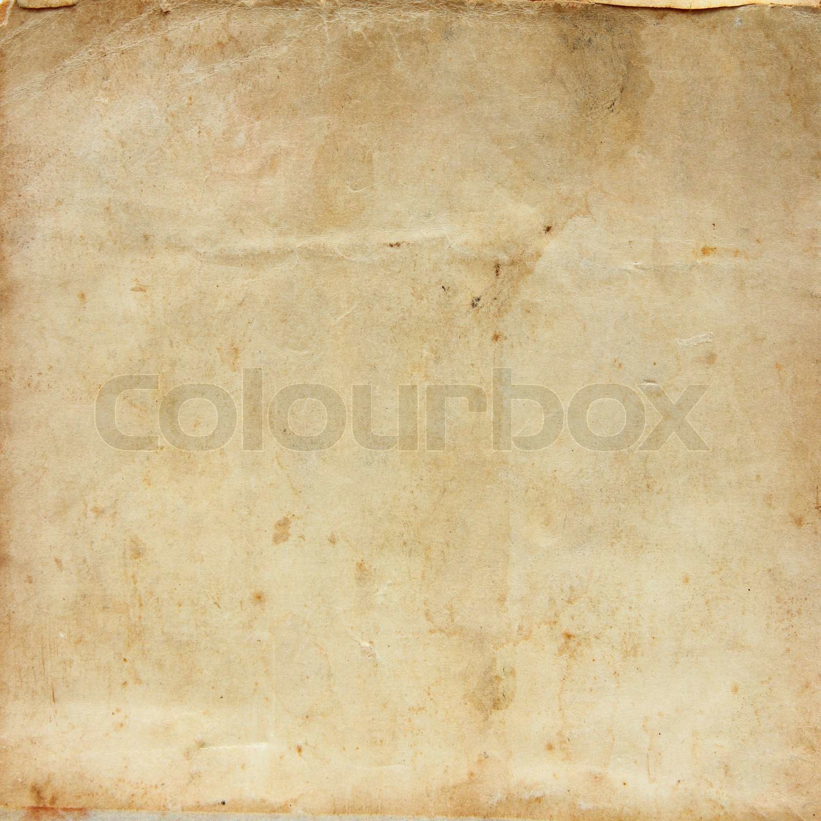 Real old paper texture | Stock image | Colourbox