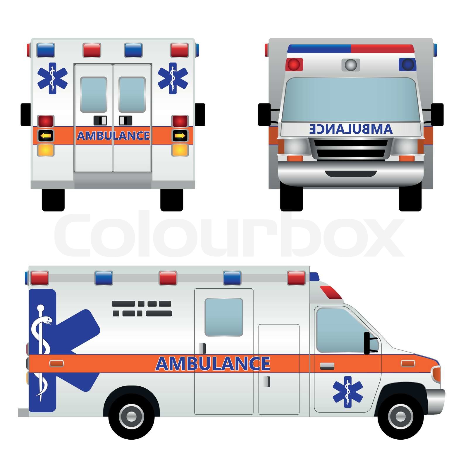 ambulance bil | Stock vektor | Colourbox