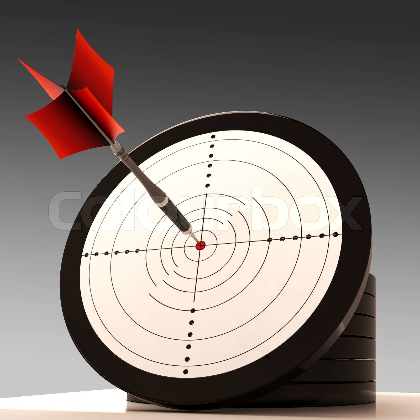 Target Aim Showing Excellence Achievement, Best Result | Stock image ...