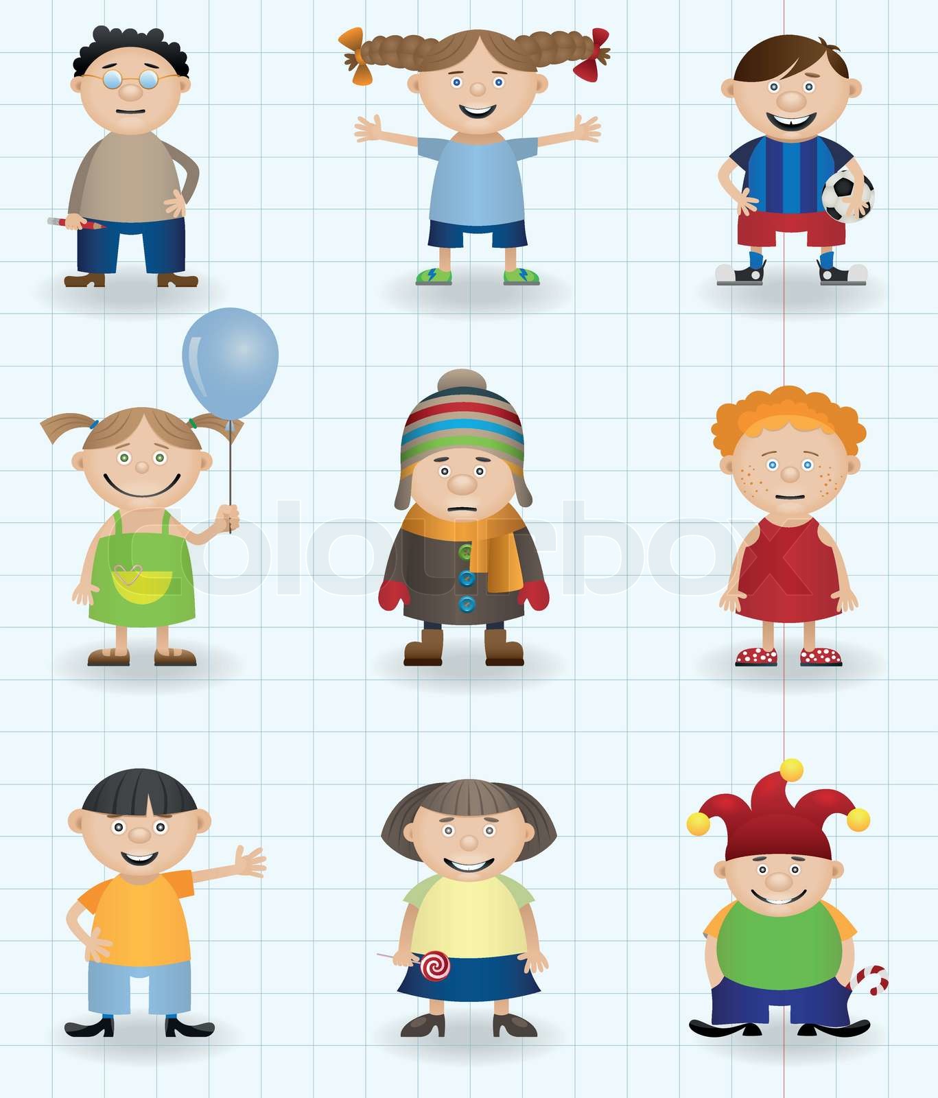 Kinder | Stock-Vektor | Colourbox