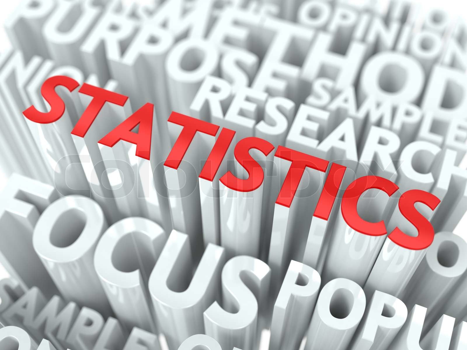Statistics Background Conceptual Design | Stock image | Colourbox