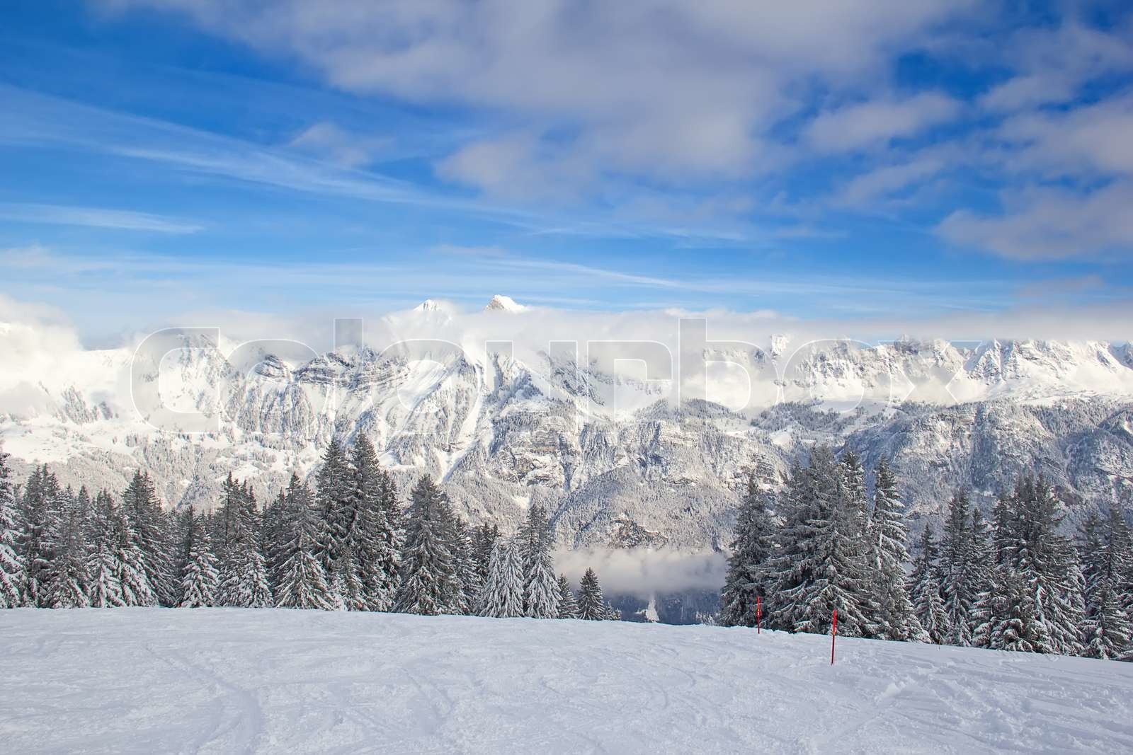 Skipiste | Stock Bild | Colourbox