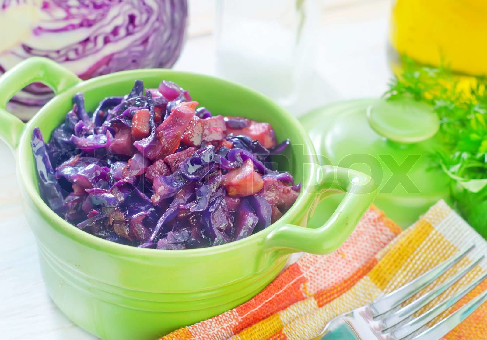 Blue cabbage | Stock image | Colourbox