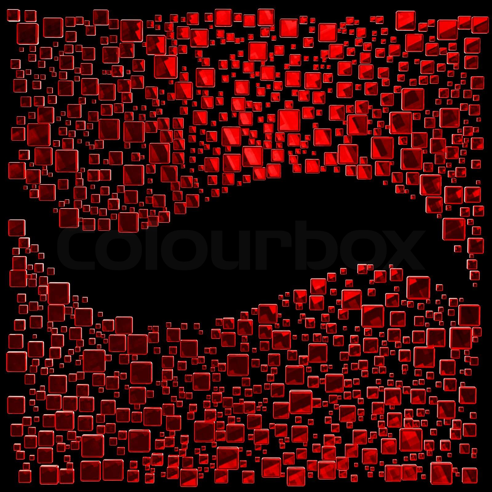 Würfel in der Form einer Welle | Stock Bild | Colourbox