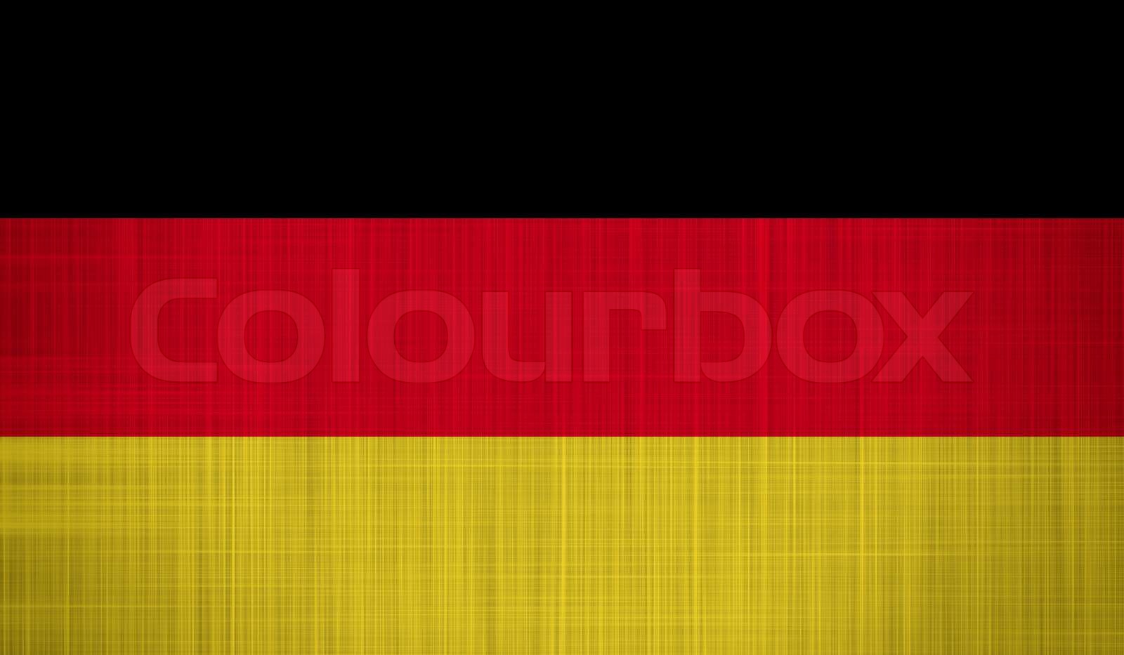 German Flag with a fabric texture | Stock image | Colourbox