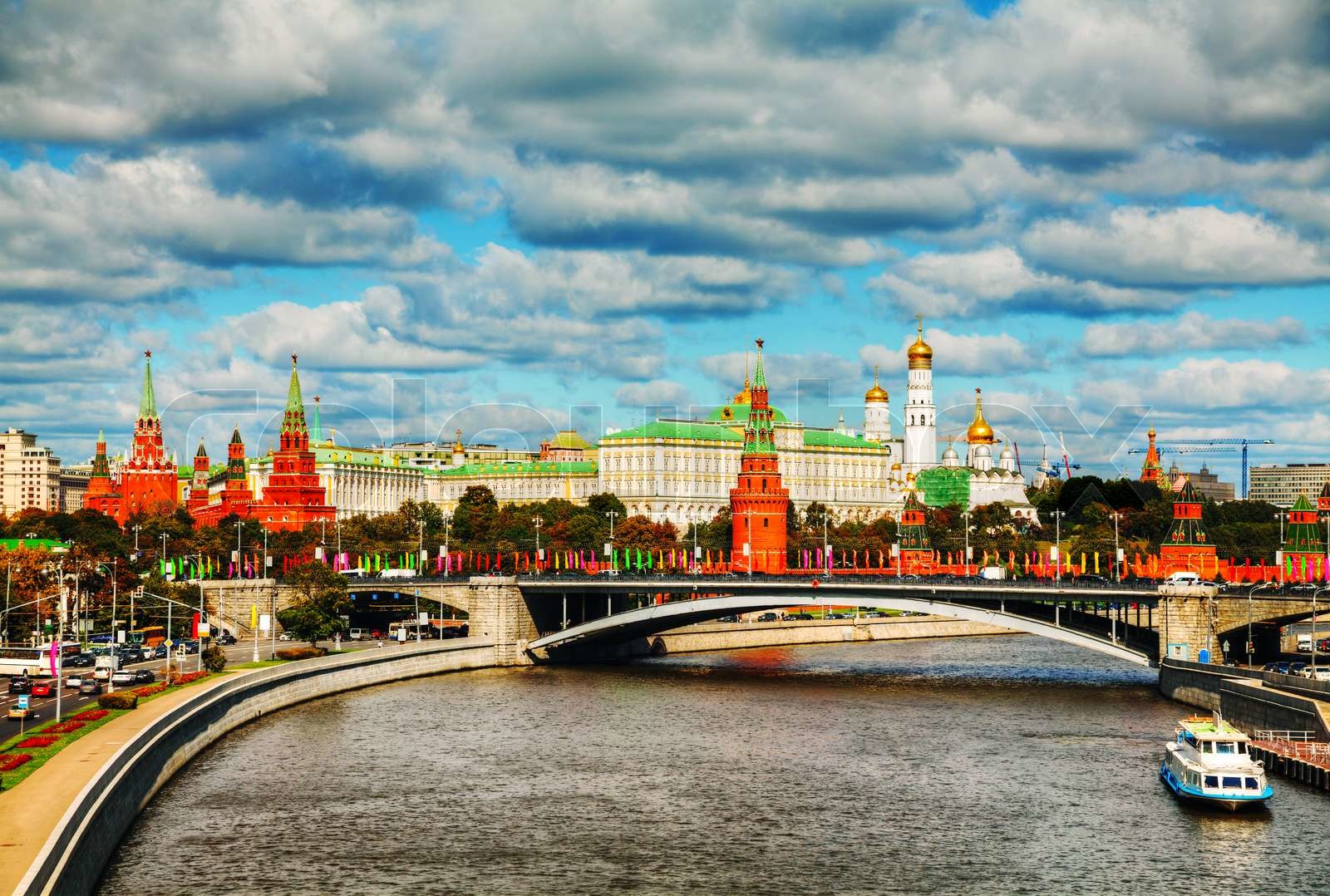 Overview of Kremlin in Moscow | Stock image | Colourbox