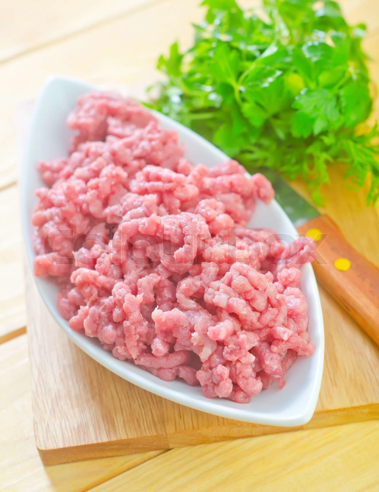 Hackfleisch | Stock Bild | Colourbox