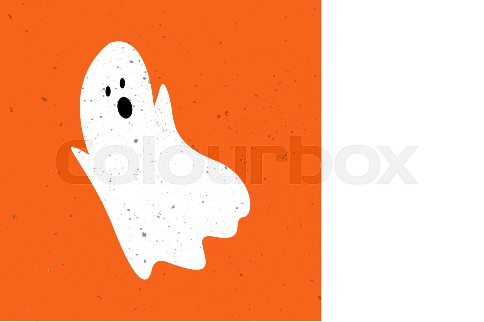 Little cute ghost. Cute ghost celebrate Halloween. Cute Ghost Vector ...