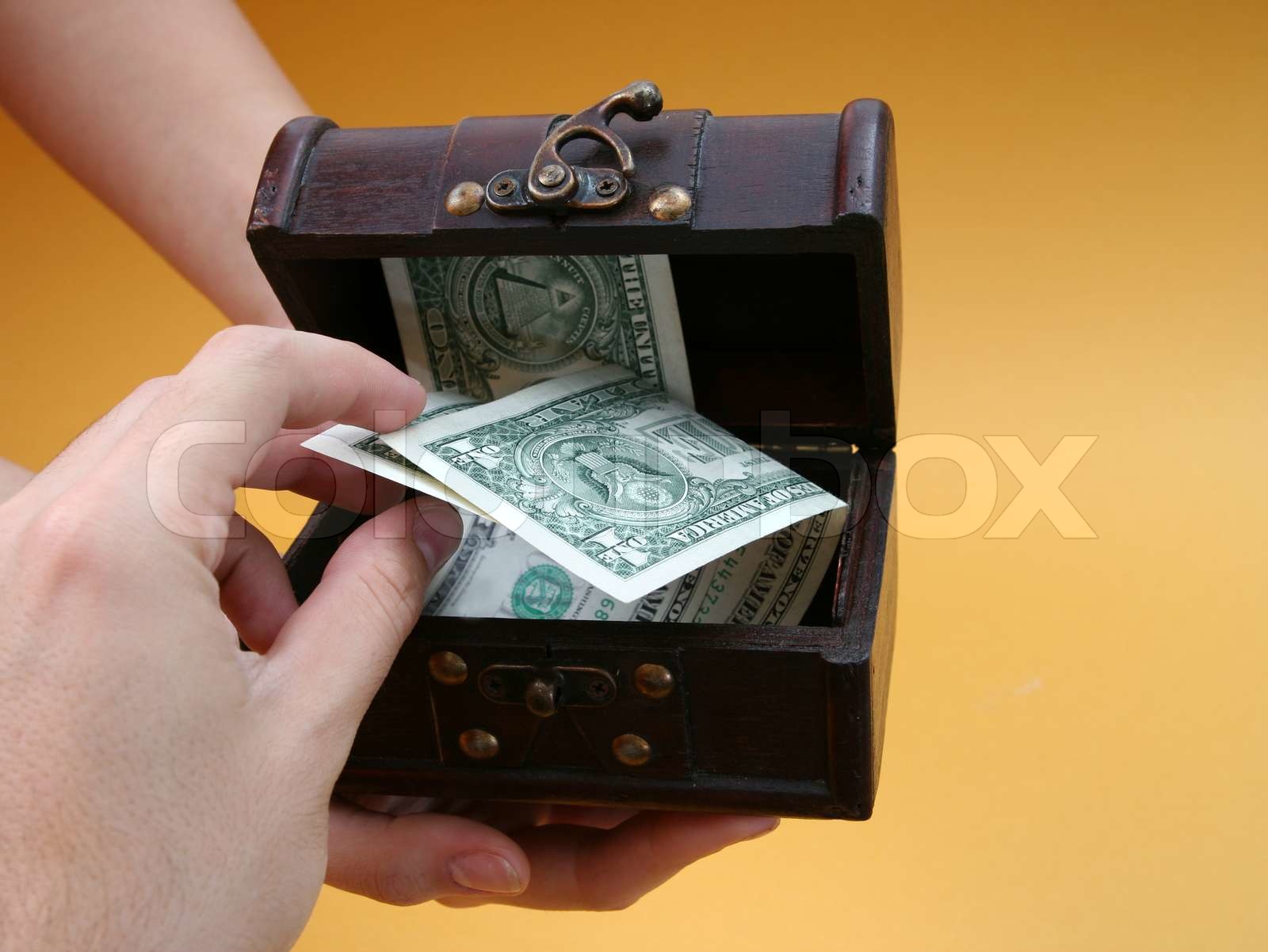 Kasse | Stock Bild | Colourbox