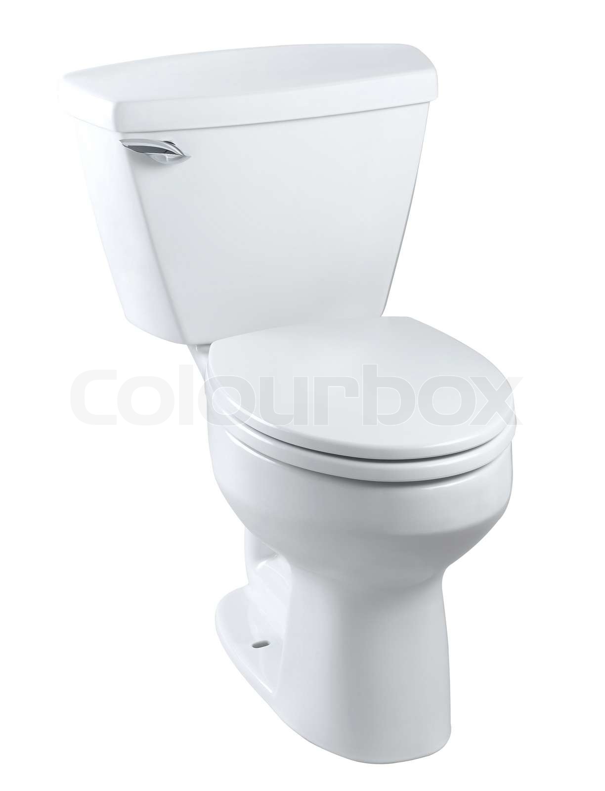 classical sanitary toilet bowl | Stock image | Colourbox