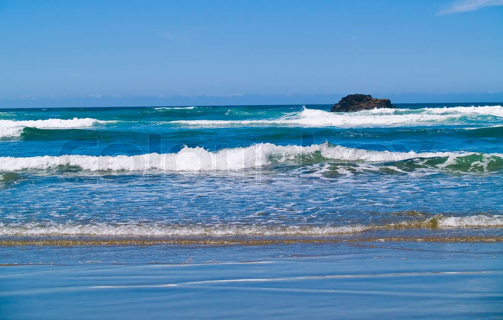 Rugged Rocky Arcadia Beach on the Oregon Coast | Stock image | Colourbox