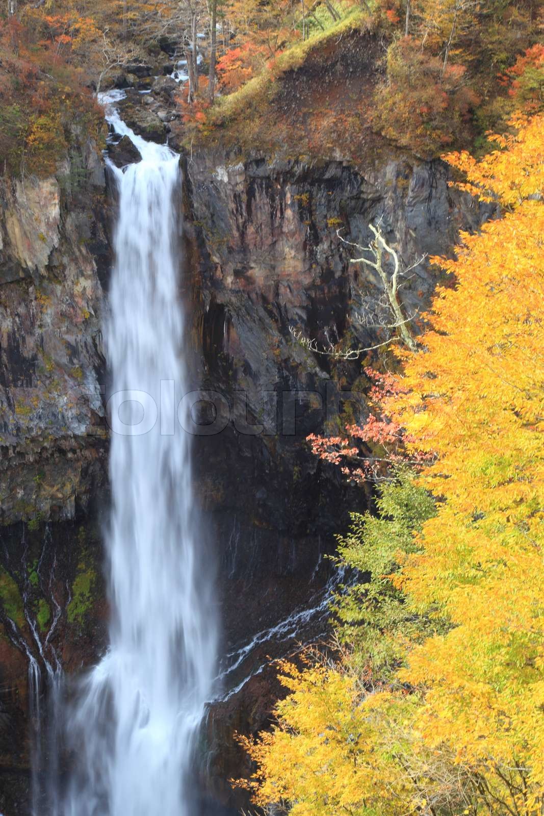 Kegon Falls in NIkko, Japan | Stock image | Colourbox