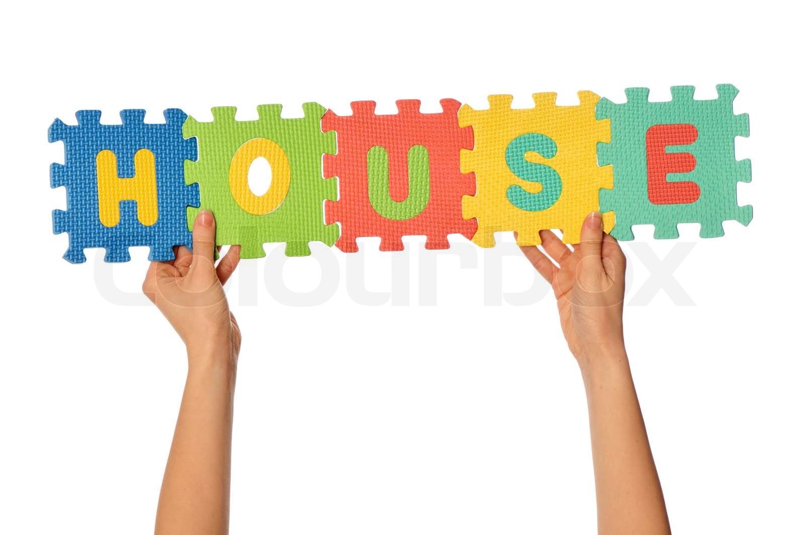 the word house | Stock image | Colourbox