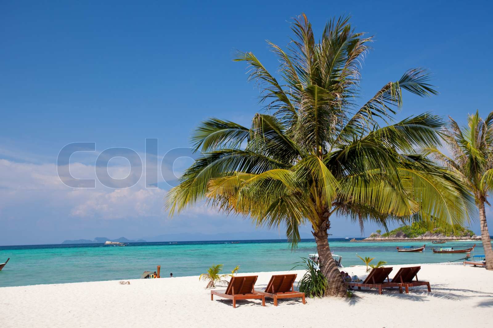 Resort on the beach | Stock image | Colourbox