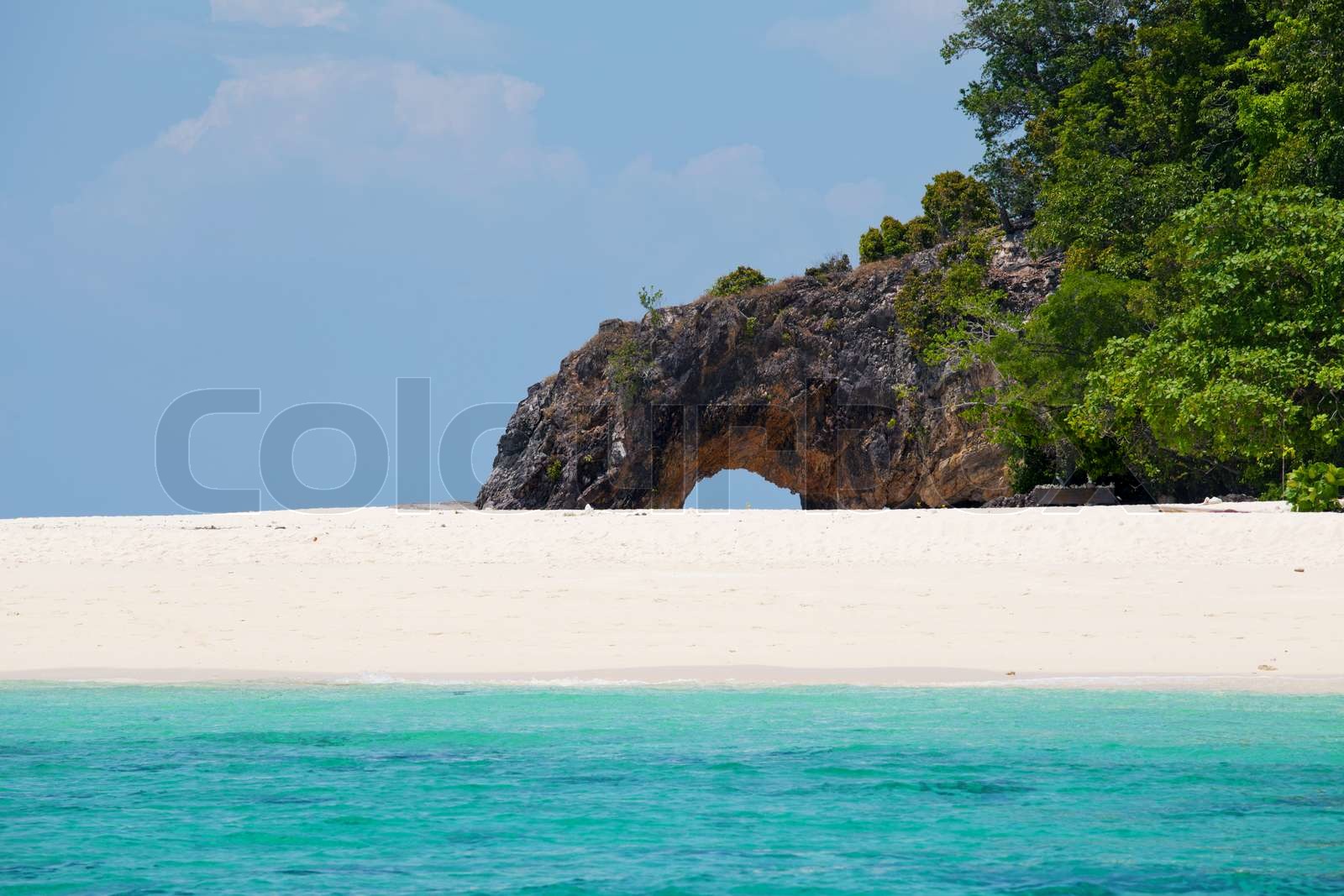 Arch with beach | Stock image | Colourbox