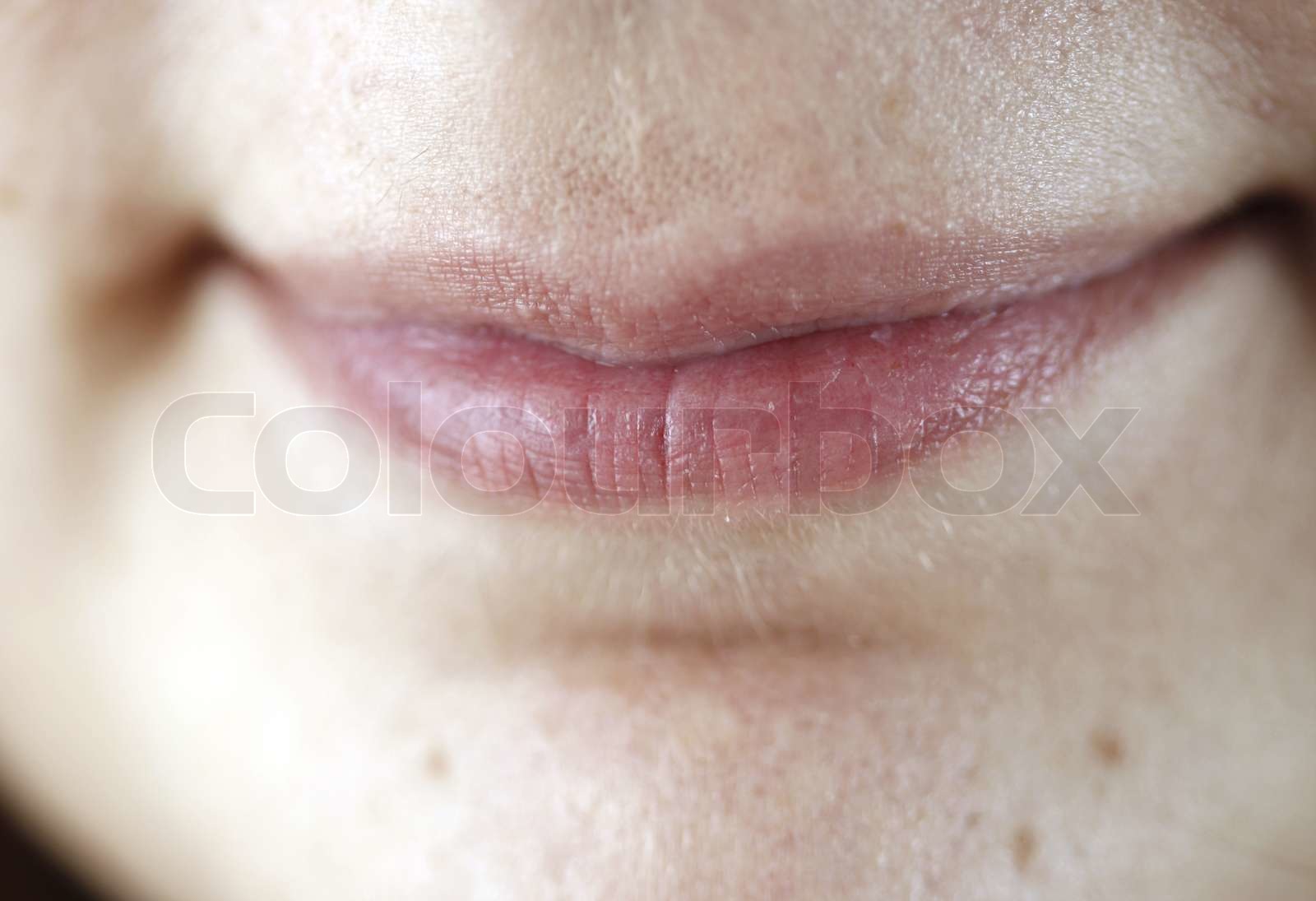 Woman's close mouth | Stock image | Colourbox