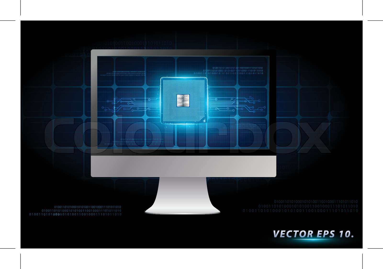 Computer_Vector_2 | Stock vector | Colourbox