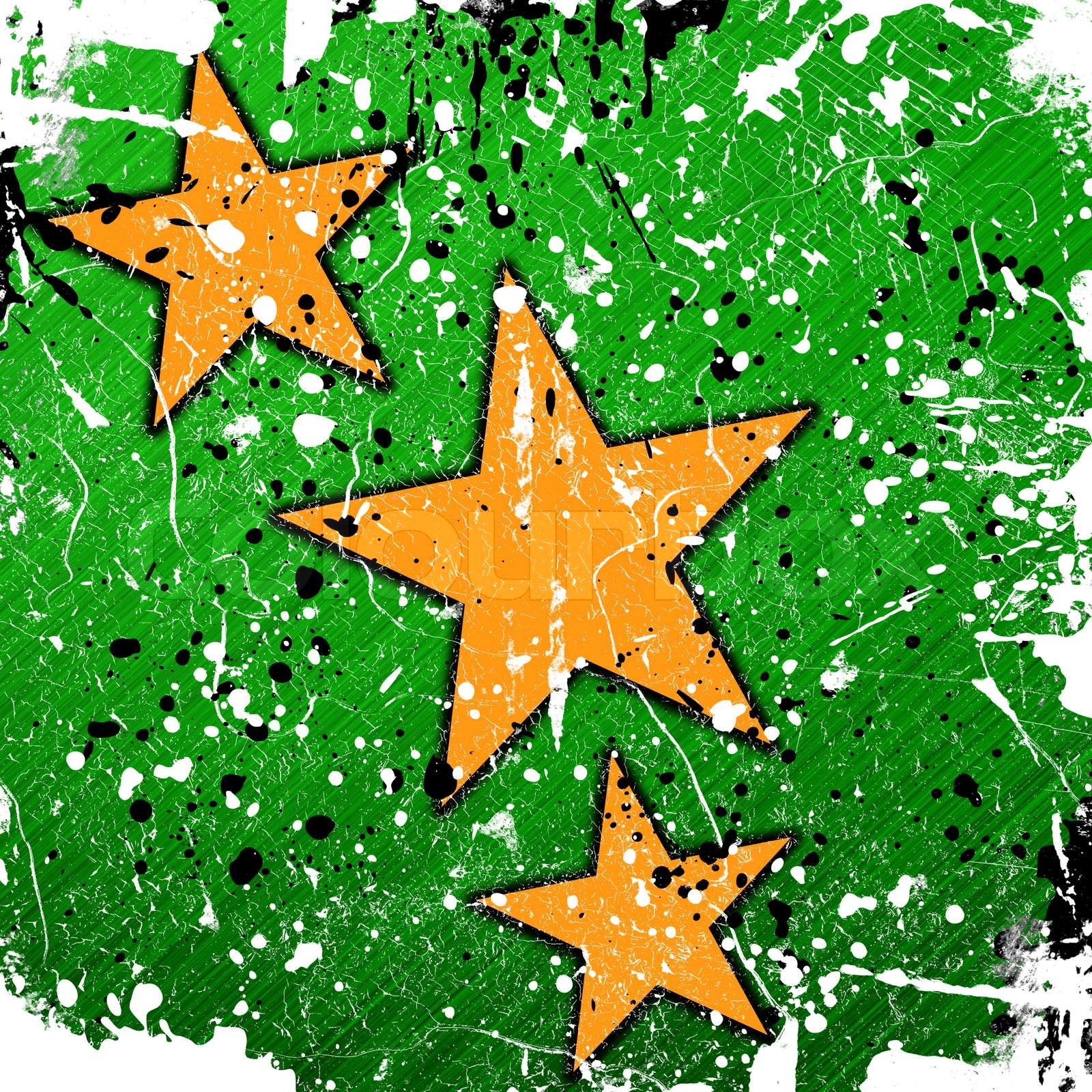 orange stars | Stock image | Colourbox