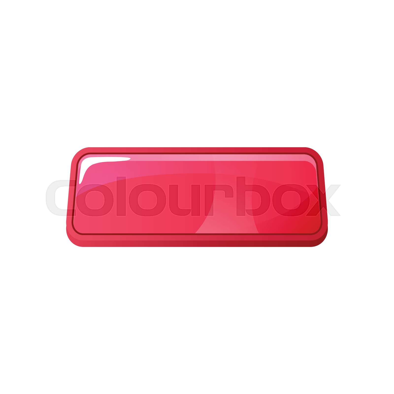 Vector pink game button, square frame for user ui menu interface ...