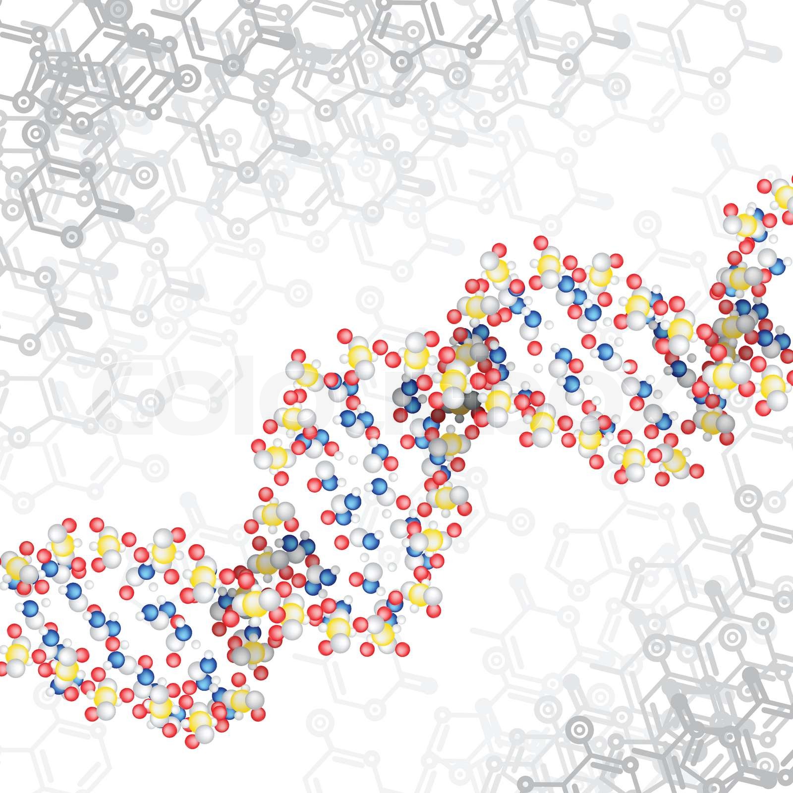 dna structure | Stock vector | Colourbox