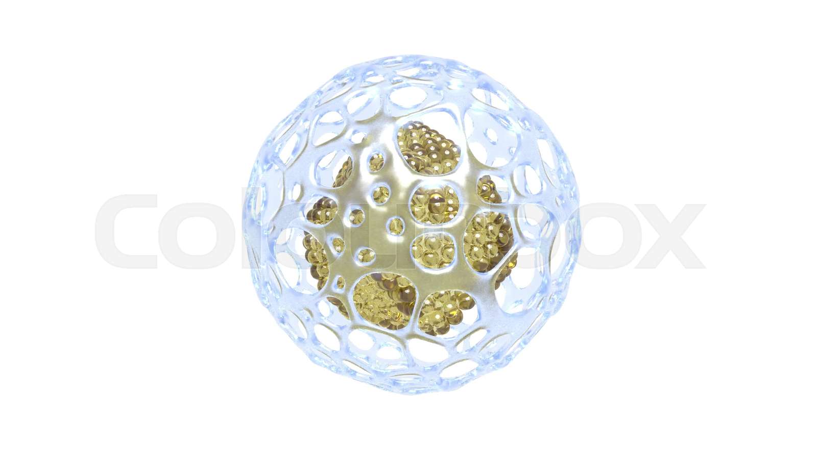 Schematic Representation Of A Living Cell With Intertwined Dna Stock Video Colourbox
