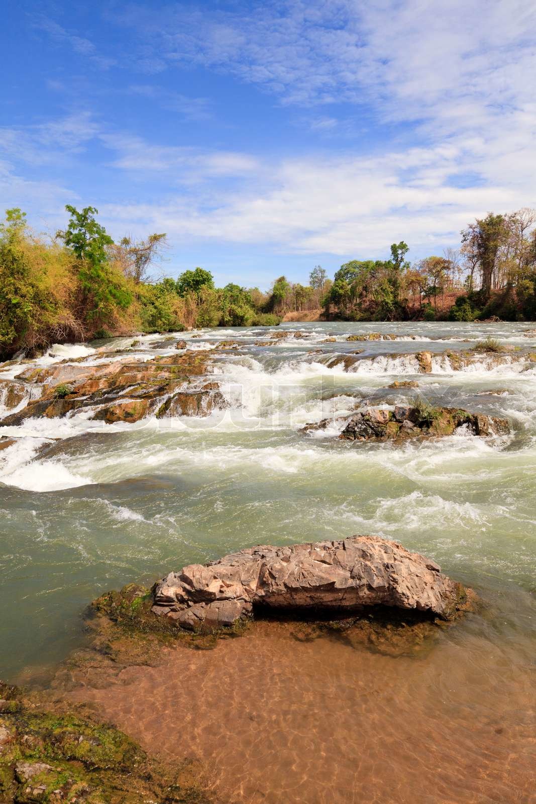 Khone Phapheng Waterfall | Stock image | Colourbox