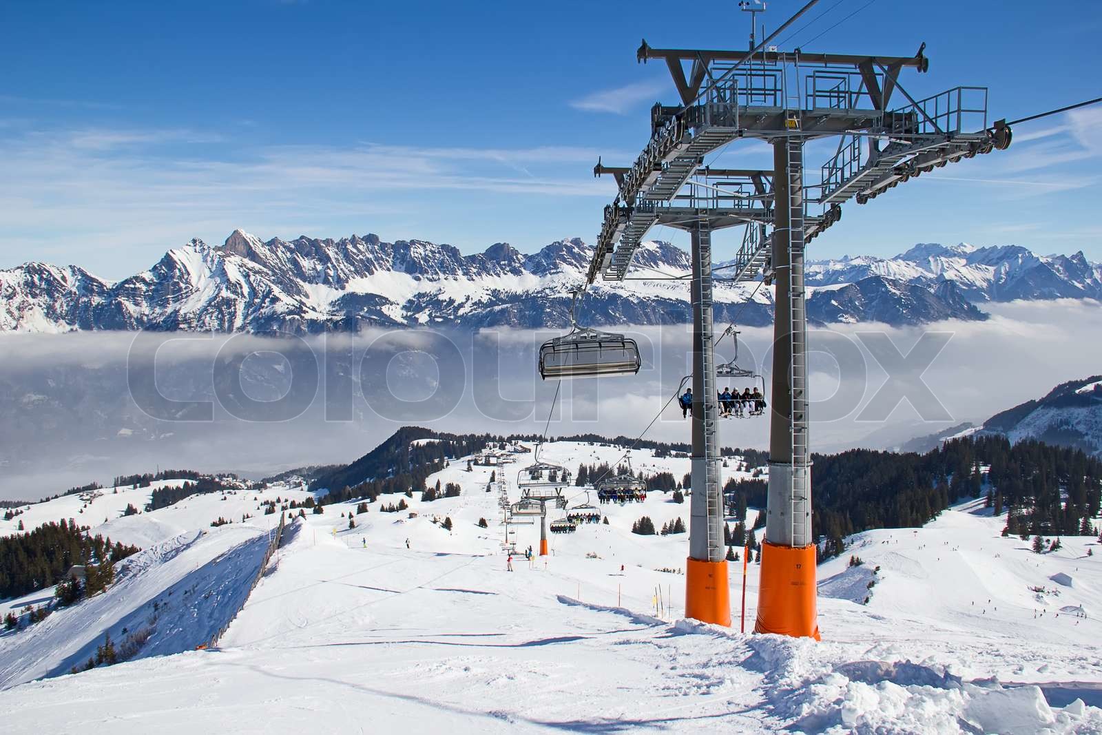 Skipiste | Stock Bild | Colourbox