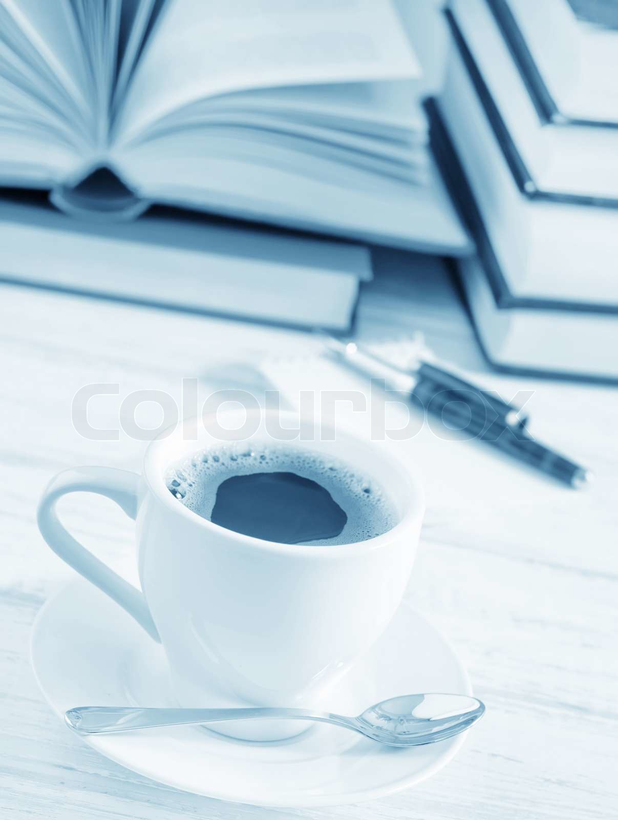coffee and note | Stock image | Colourbox