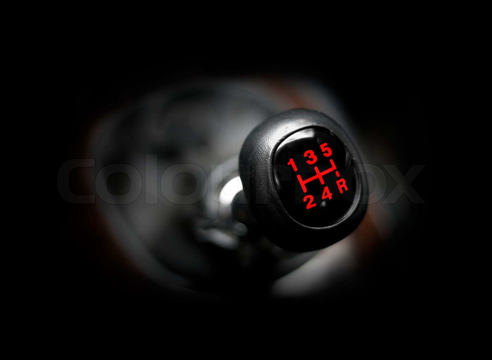 Car gearstick | Stock image | Colourbox