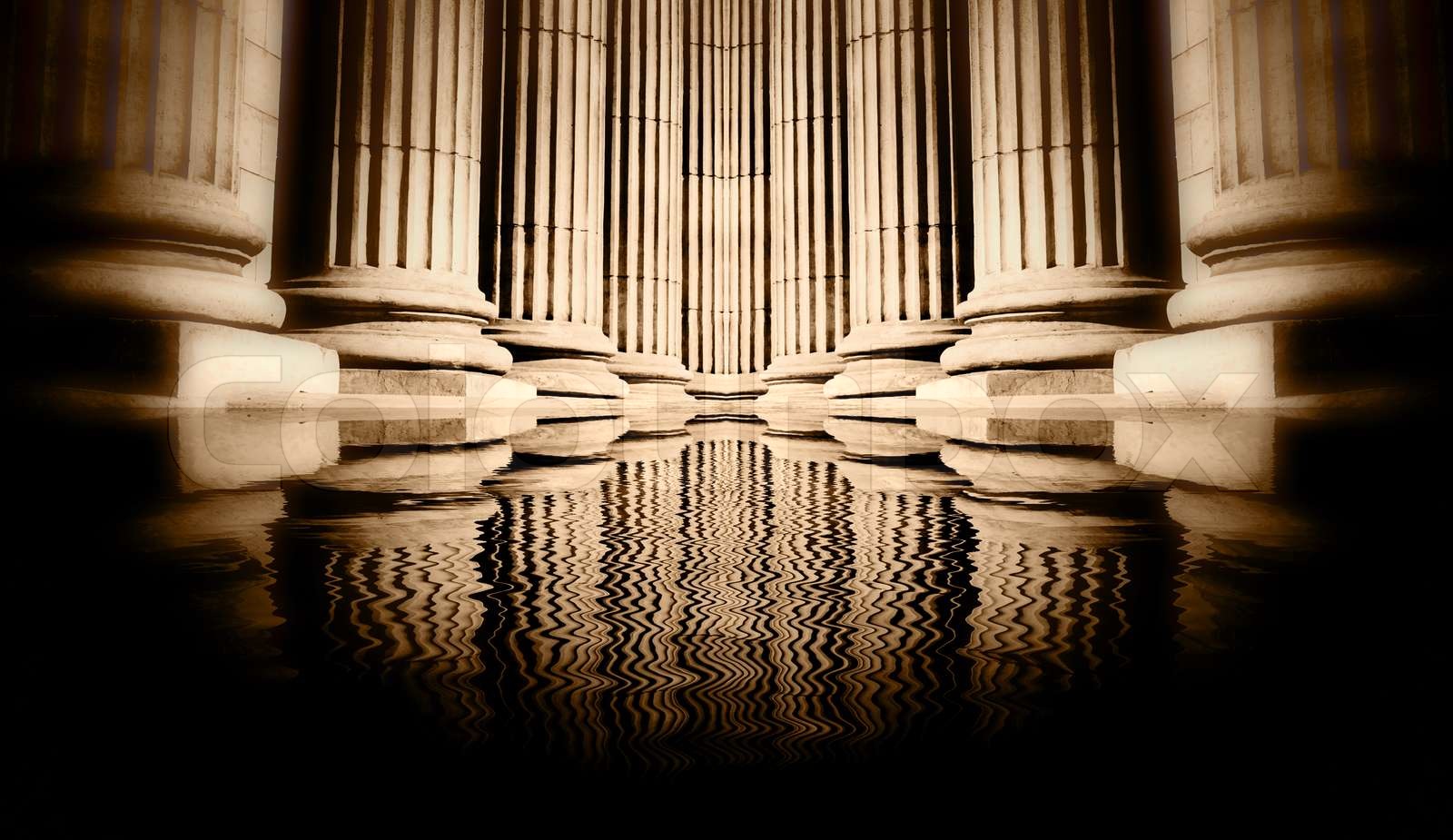 Pillar close-up | Stock image | Colourbox