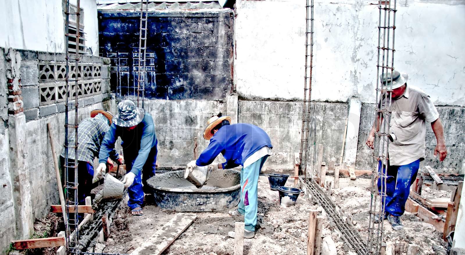 The Home renovation work under construction | Stock image | Colourbox