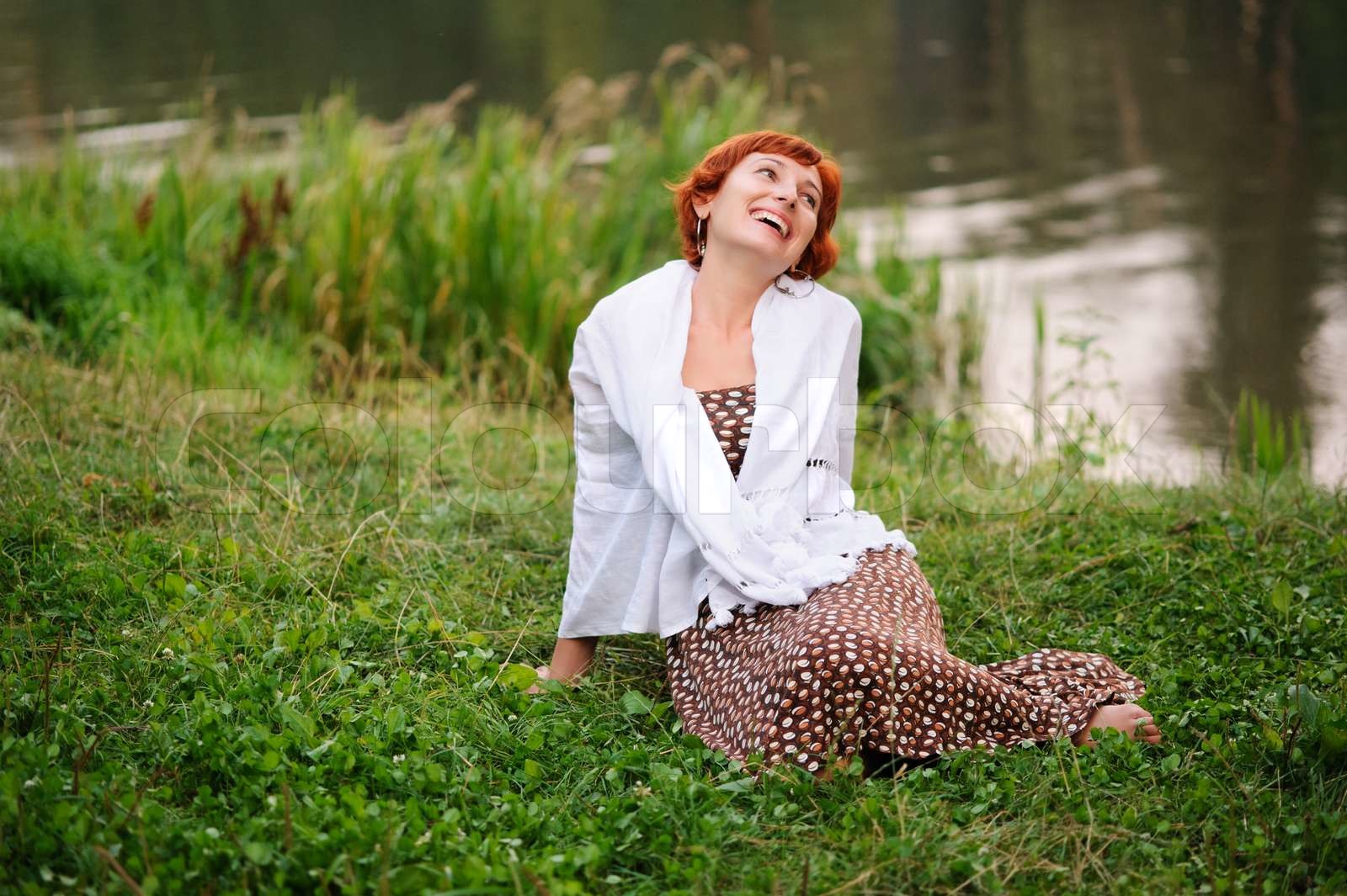 Portrait of the woman outdoors | Stock image | Colourbox