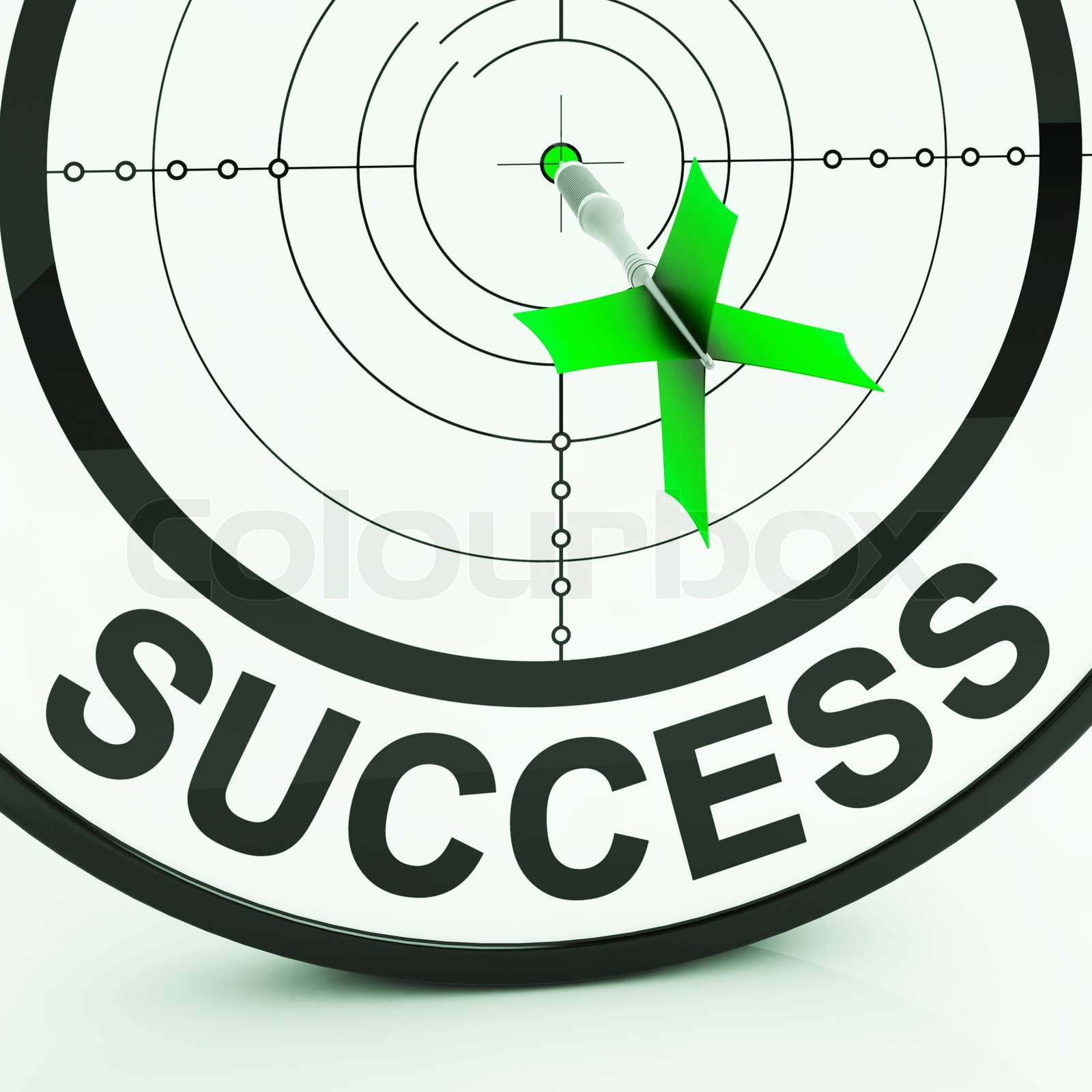 Success Target Shows Achievement Strategy And Winning | Stock image ...