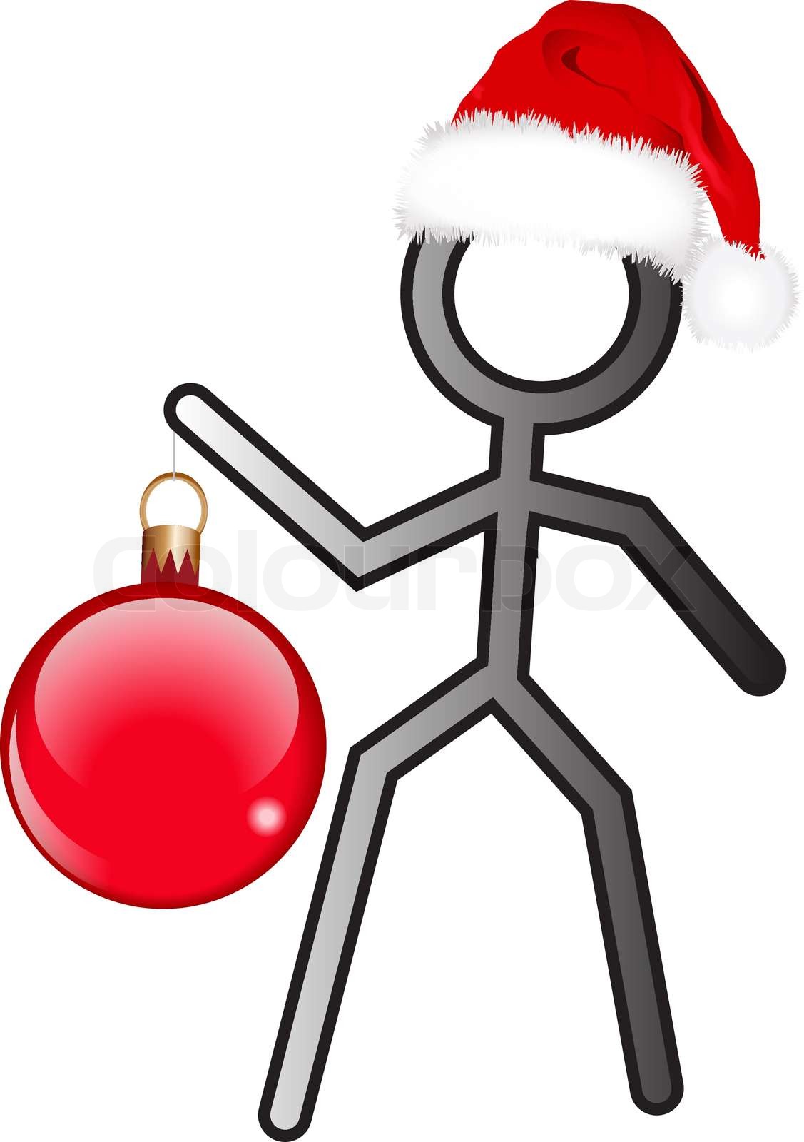 STICKMAN CHRISTMAS | Stock vector | Colourbox