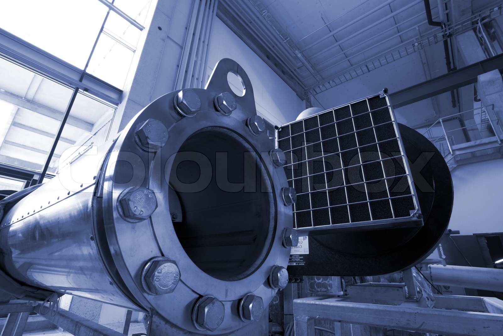 new equipment at power plant | Stock image | Colourbox