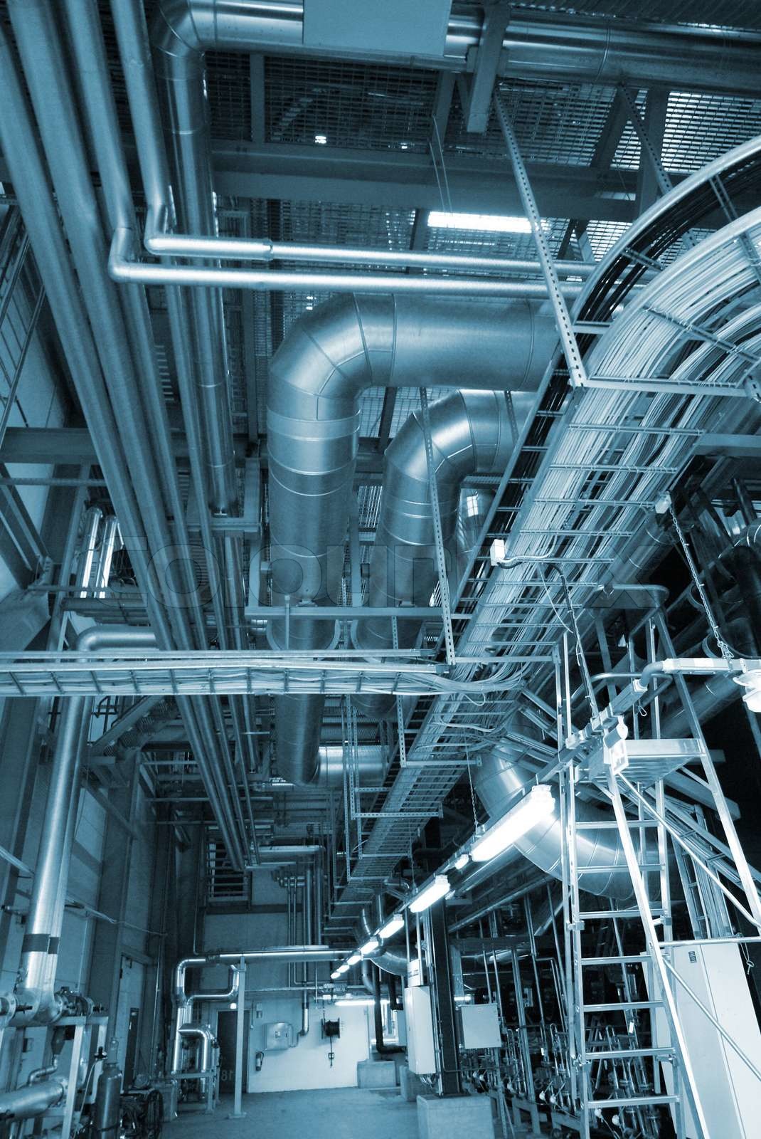new equipment at power plant | Stock image | Colourbox
