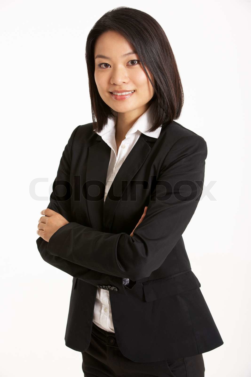 Studio Portrait Of Chinese Businesswoman | Stock image | Colourbox