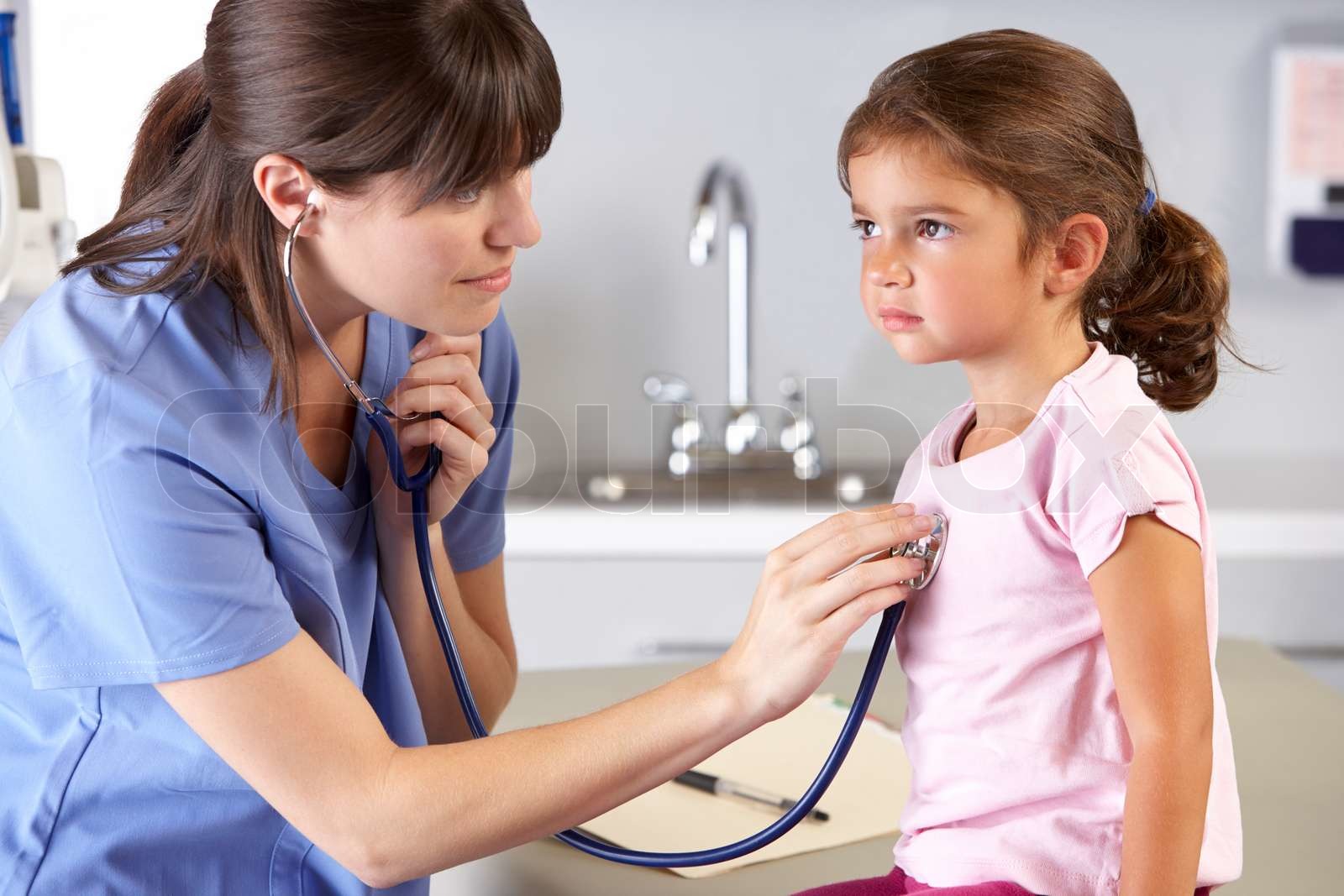 Child Patient Visiting Doctor's Office | Stock image | Colourbox