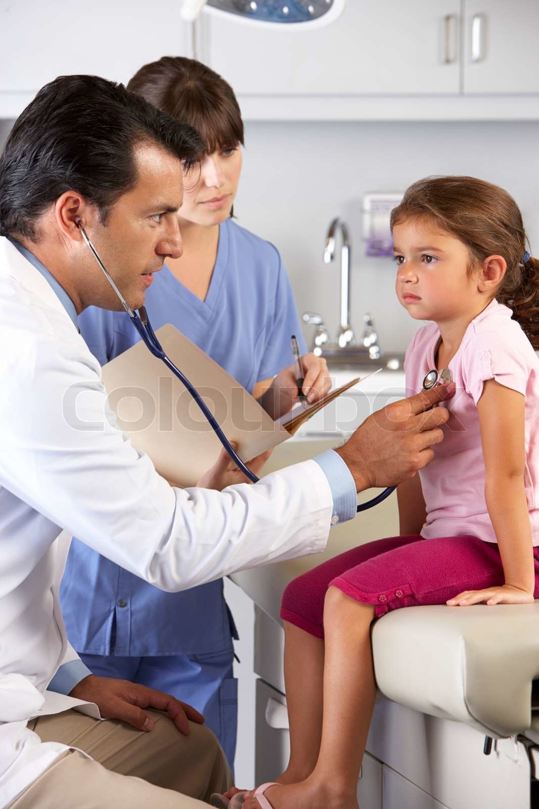 Child Patient Visiting Doctor's Office | Stock image | Colourbox